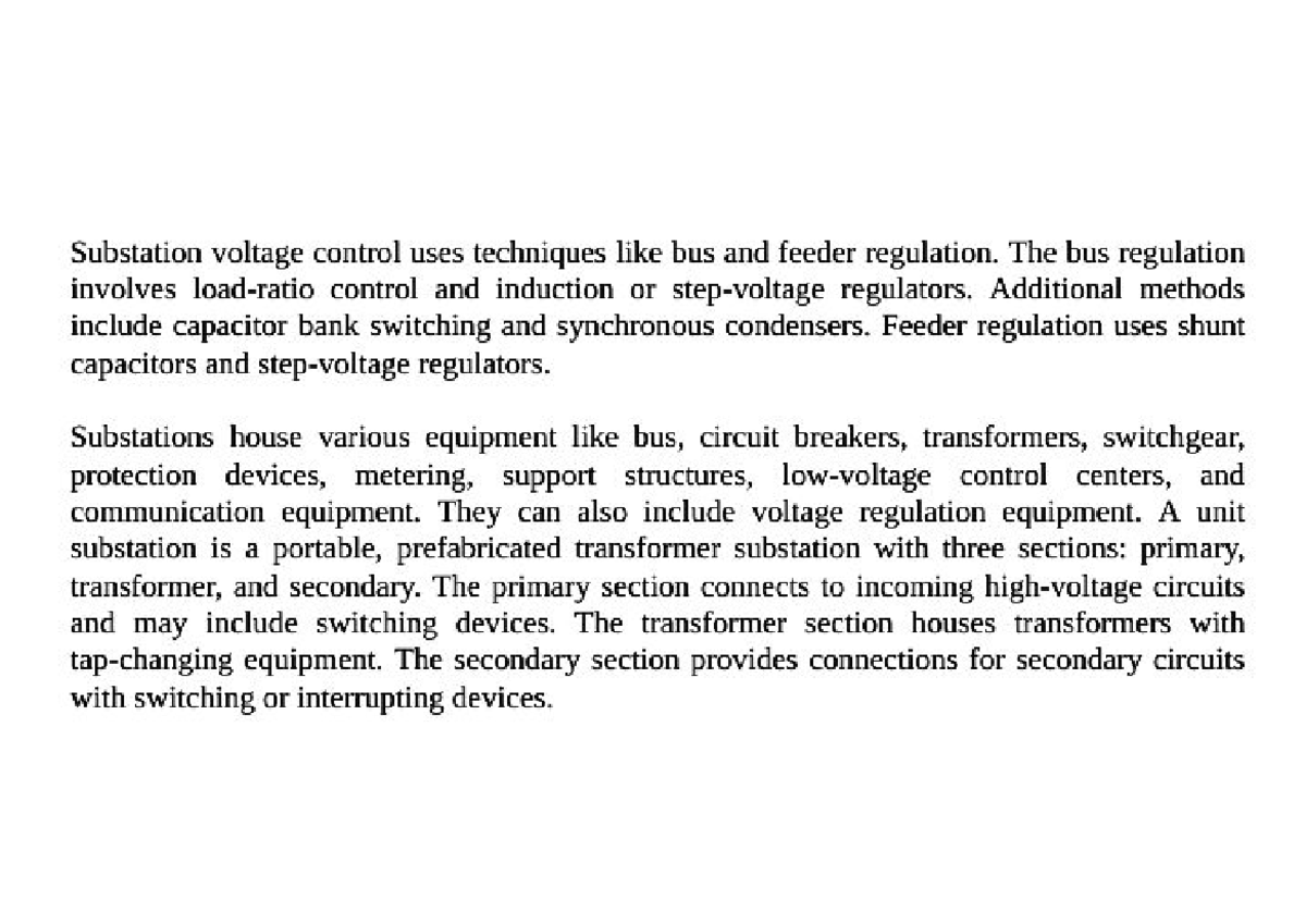Elec Sub - Electrical Engineering - Studocu