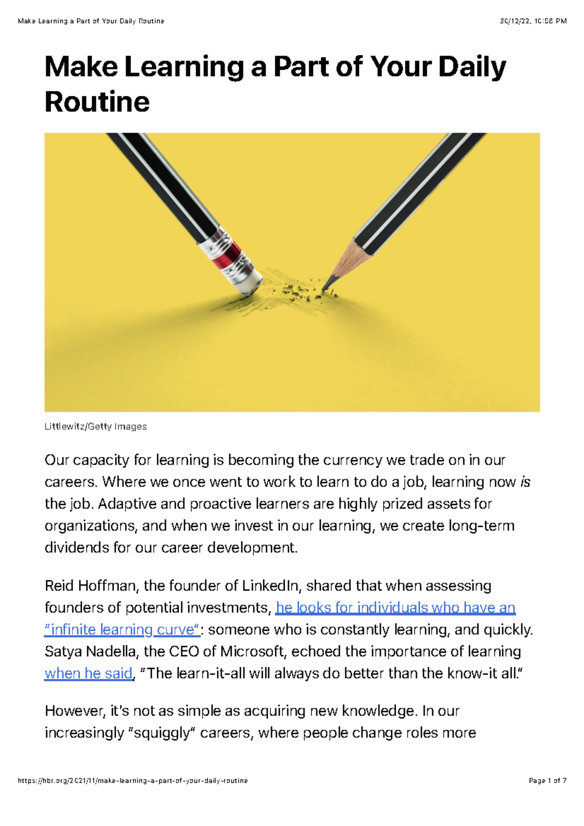 Make Learning a Part of Your Daily Routine - Make Learning a Part of ...