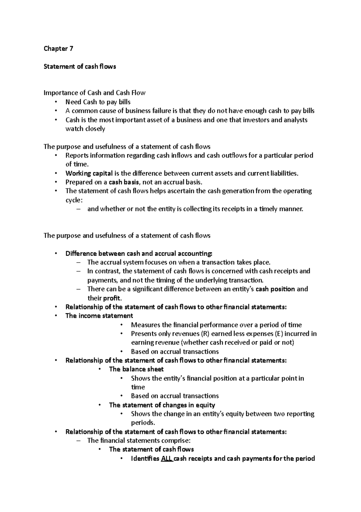 Chapter 7 - Lecture notes 7 - 1004GIR - Griffith - Studocu