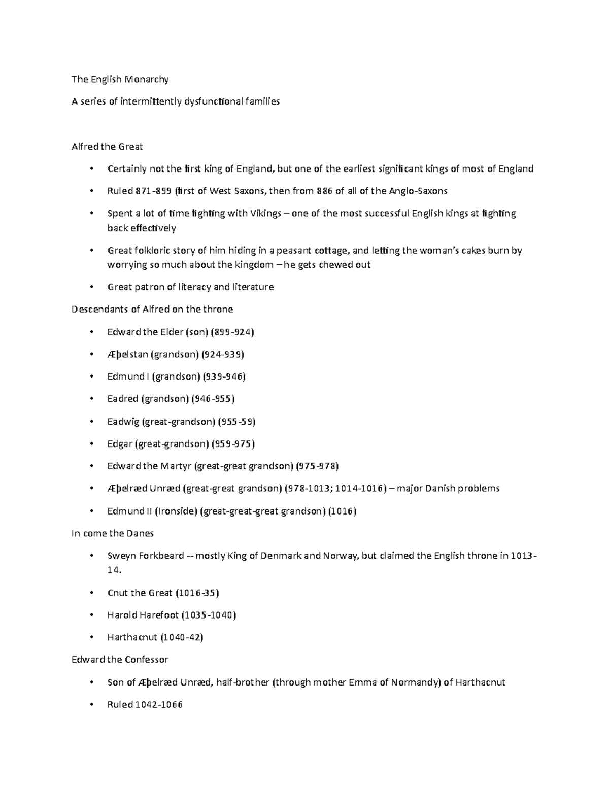 The English Monarchy - Overview and Key Definitions! - The English ...