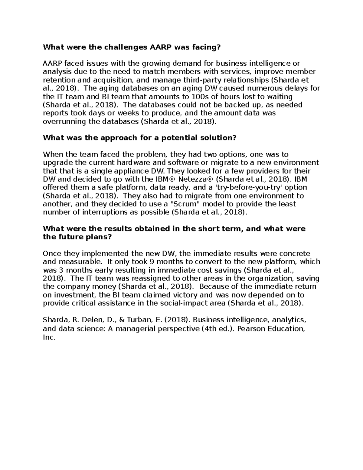 AARP Transforms Its BI Infrastructure and Achieves a 347 ROI in Three ...