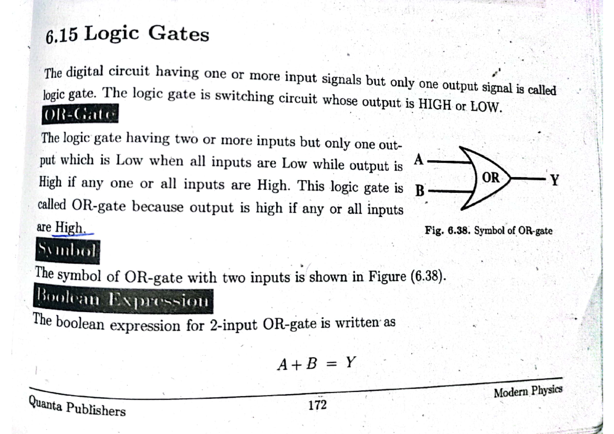 Phy-Gates - This book about modern physics - 6 Logic Gates The digital ...