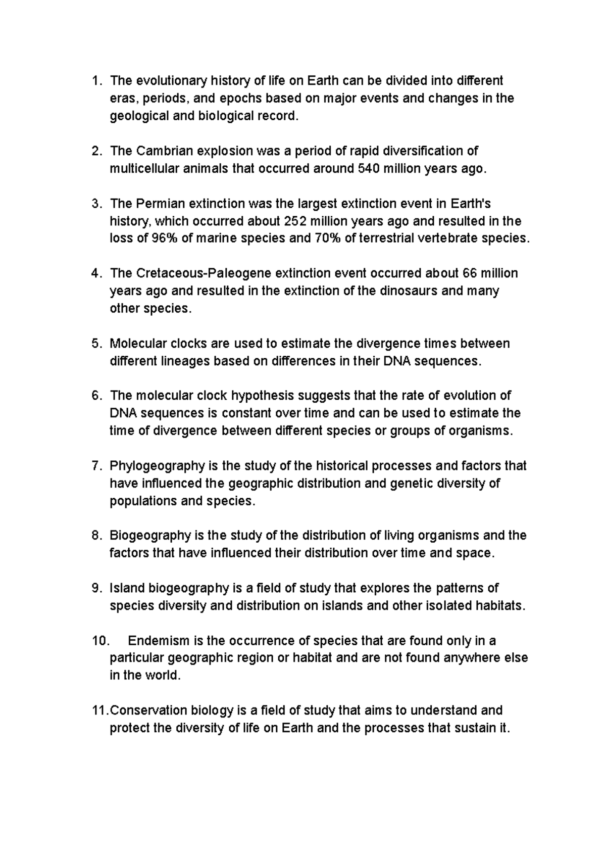 Classification and Systematics v2 - The evolutionary history of life on ...