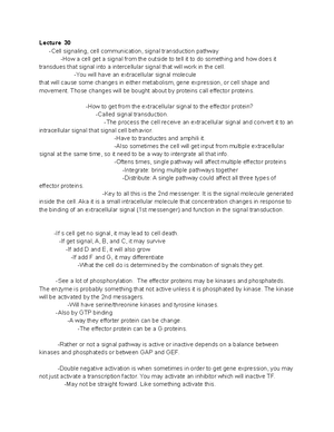 Cell Biology Test-1 - The first chapters that we covered. - Heat cause ...