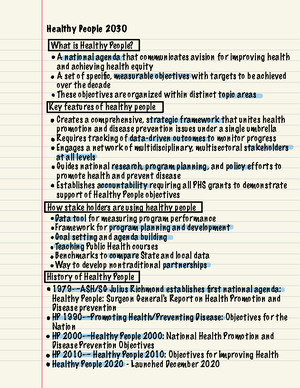 Public Health Infrastructure in the U.S - Public Health infrastructure ...