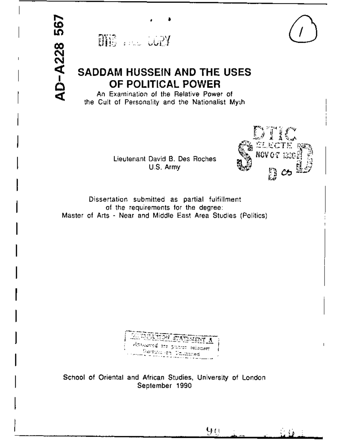 Consolidacion DEL Poder Saddam - Ln N N SSADDAM HUSSEIN AND THE USES OF ...