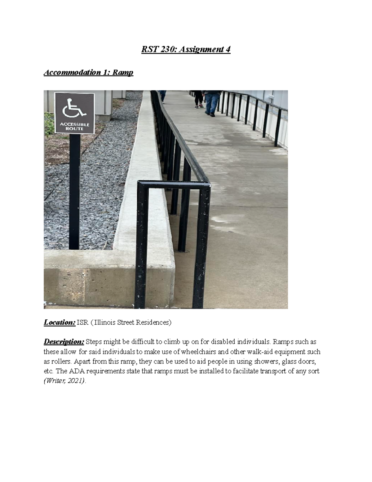 RST Assignment 4 - worksheet weekly discussion - RST 230: Assignment 4 ...