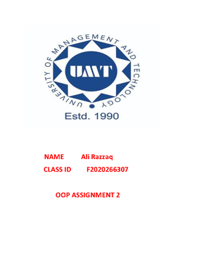 Chap2solutions - SOLUTIONS MANUAL FOR SPREADSHEET MODELING AND DECISION ANALYSIS A PRACTICAL ...