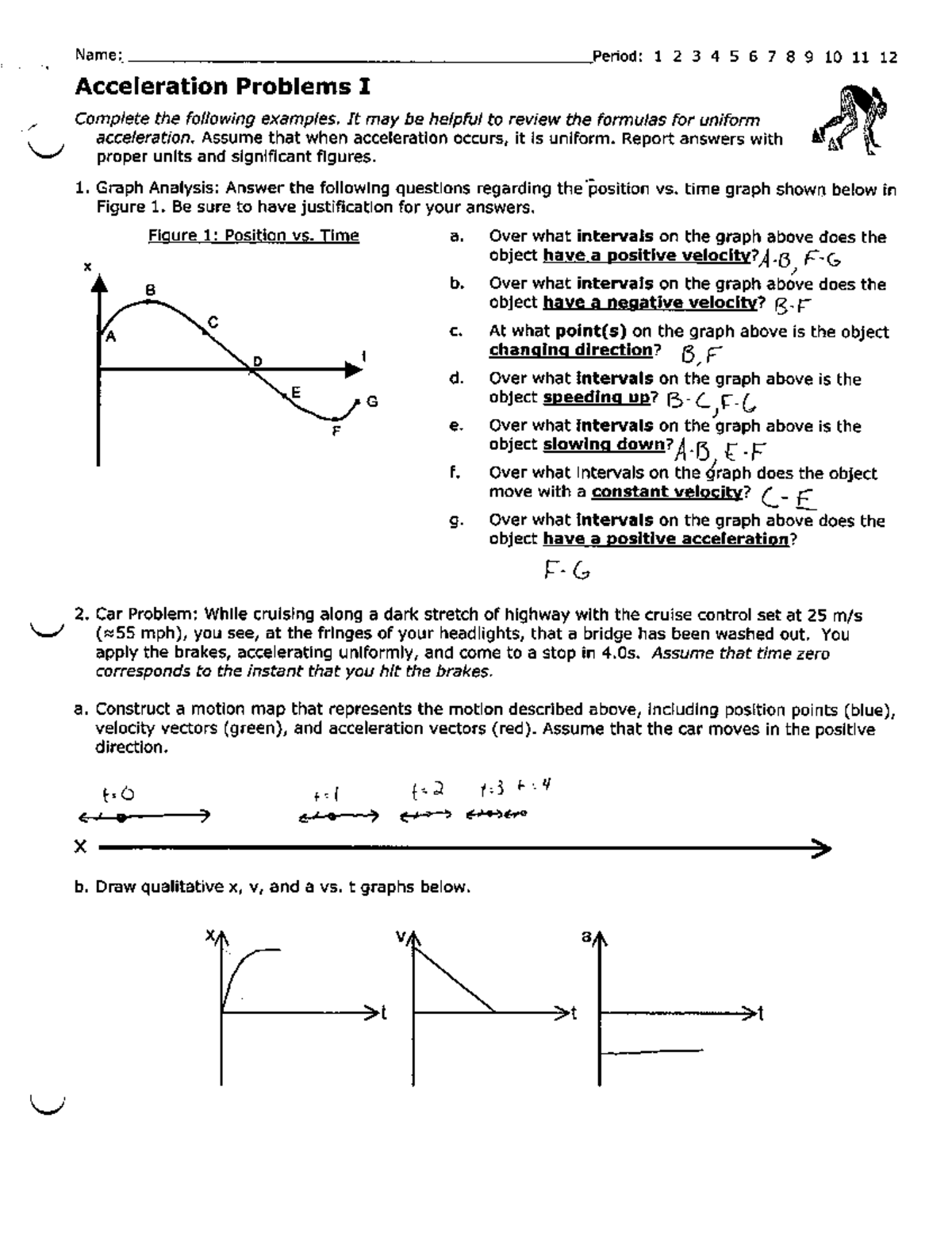 AP Kinematics Problem Set #3 Solutions - PHYS 102 - Studocu