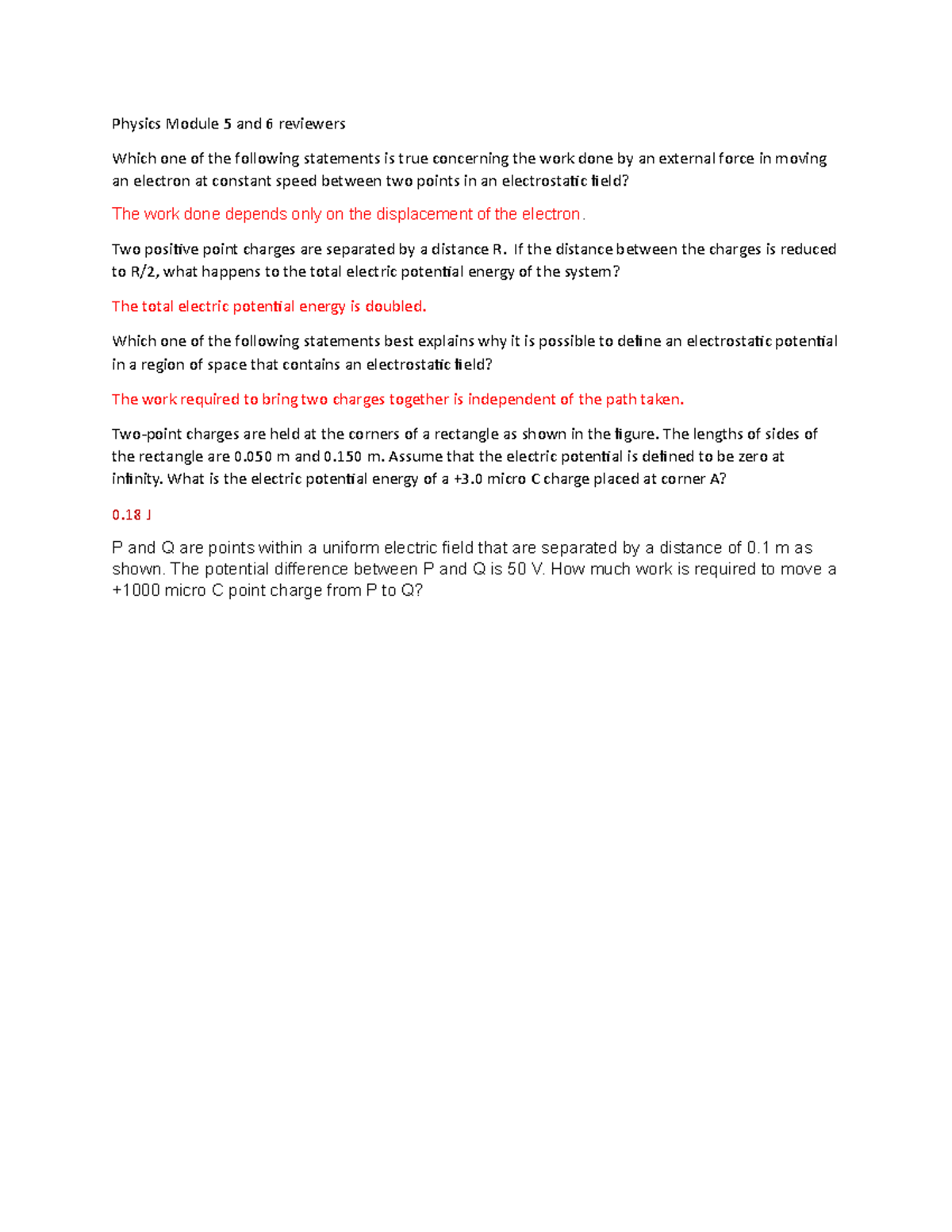 Physics Module 5 and 6 reviewers - Physics Module 5 and 6 reviewers ...