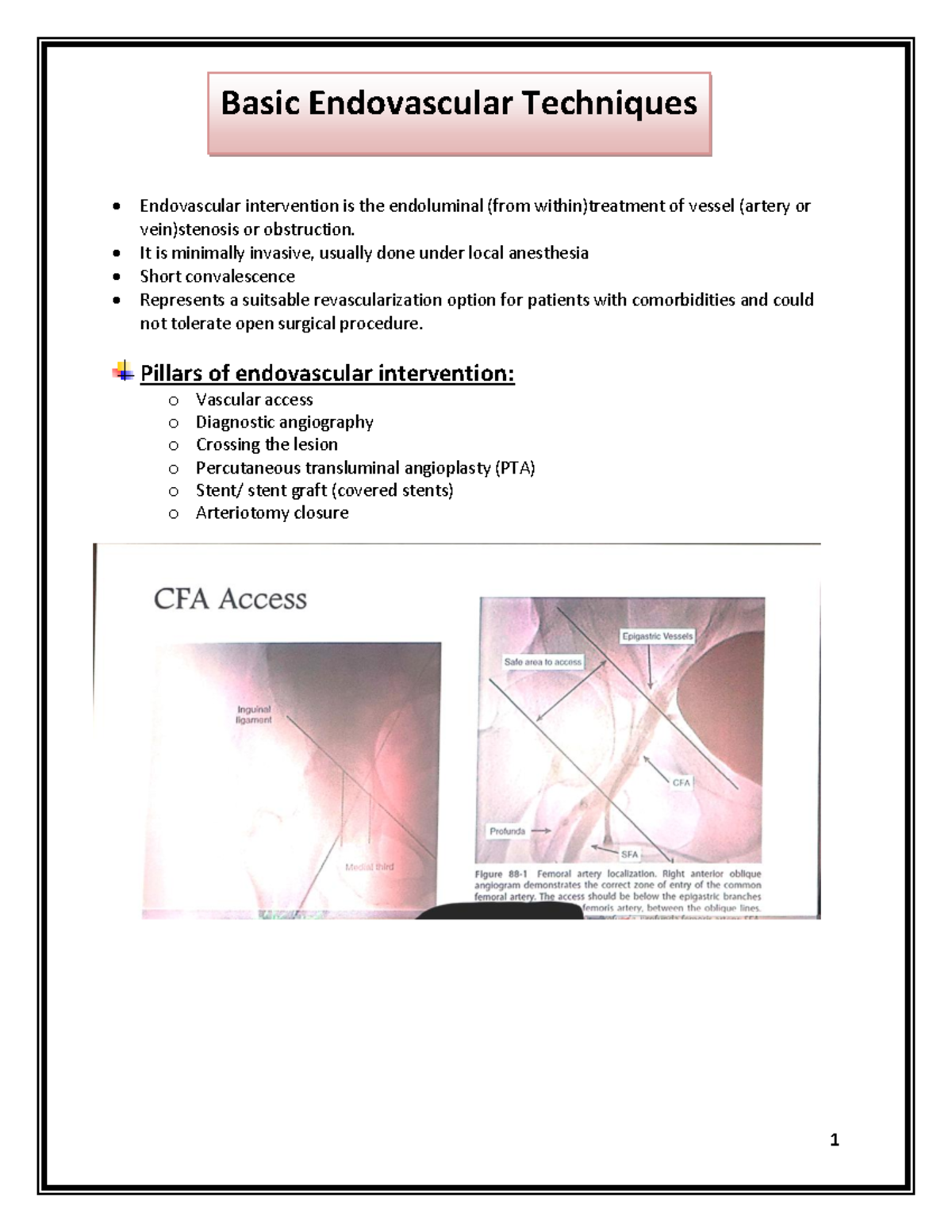 Basic Endovascular surgical techniques and vascular trauma ...