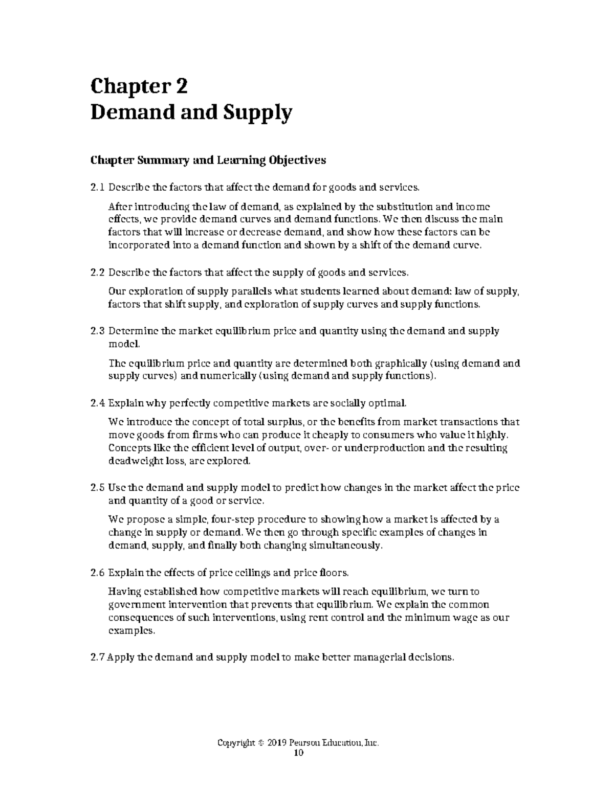 M02 BLAI6414 01 IM CH02 - Chapter 2 Demand and Supply - Chapter 2 ...