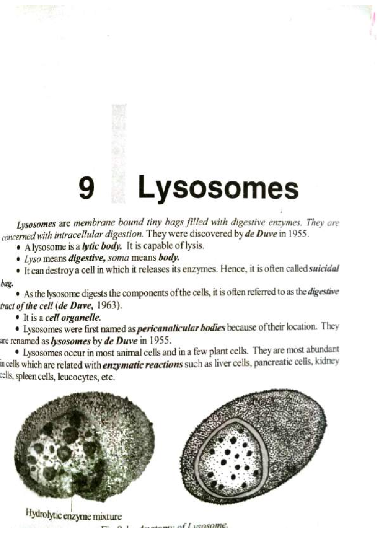 Lysosomes pdf compressed - Cell biology - Studocu