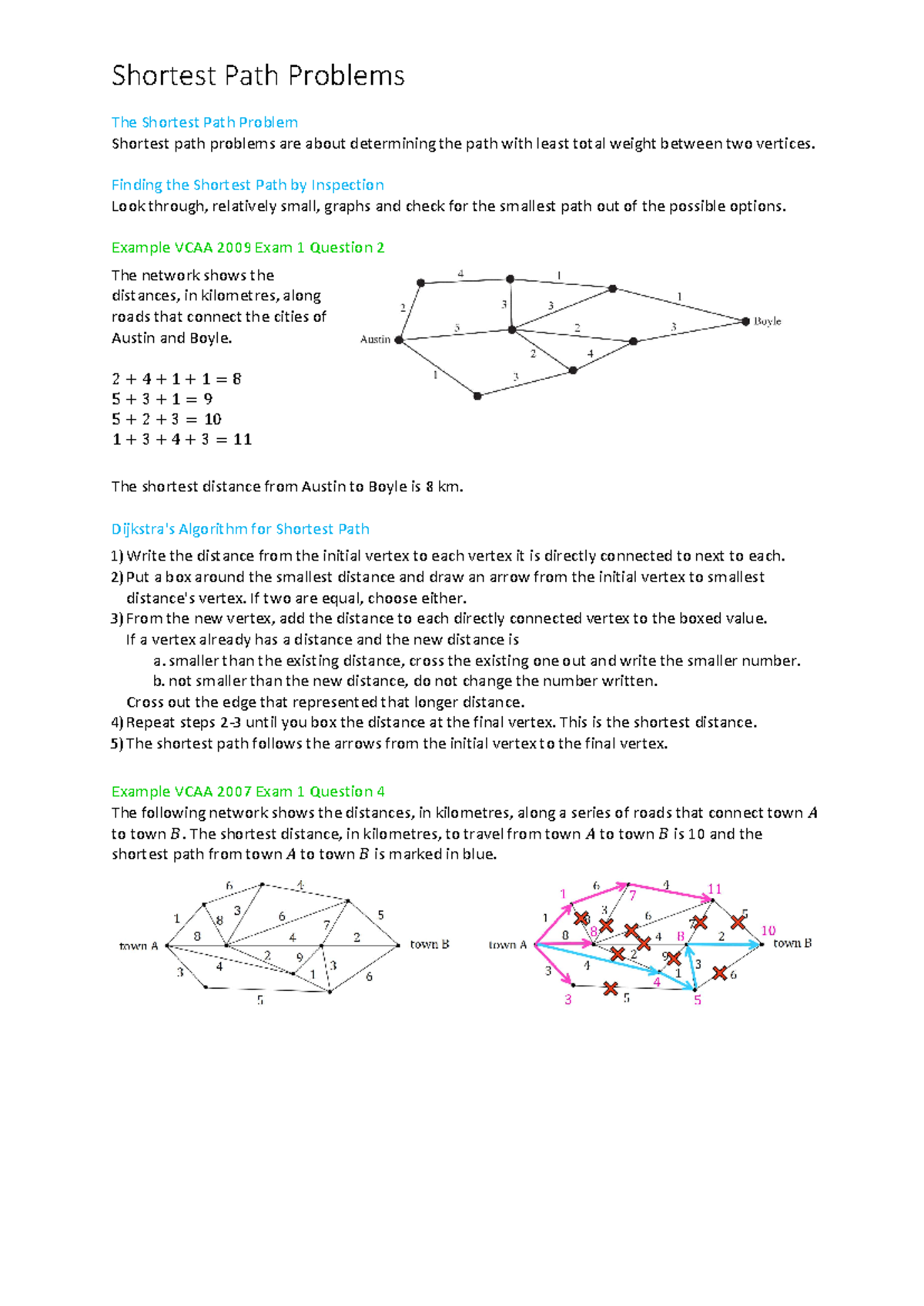 Shortest Path Problems and Dijkstra's Algorithm - The Shortest Path ...