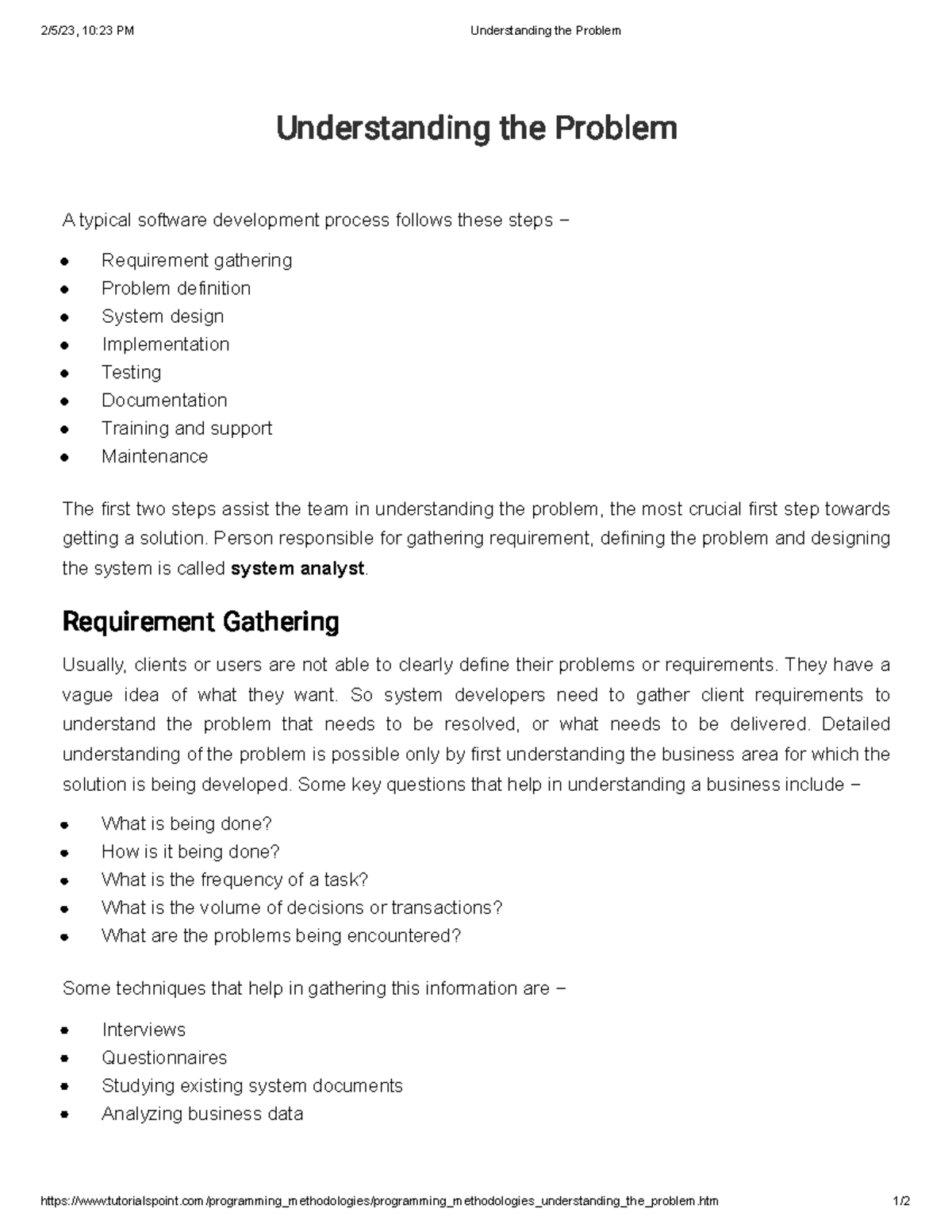 Understanding the Problem - 2/5/23, 10:23 PM Understanding the Problem ...