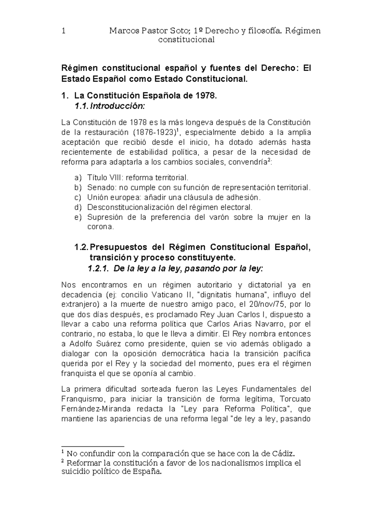 Régimen constitucional, 1º carrera - constitucional Régimen ...