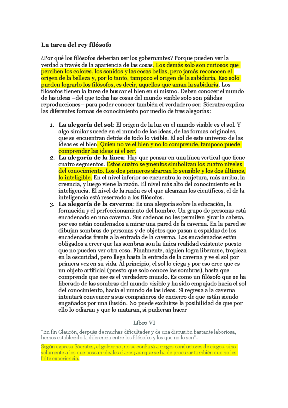 Platon final - conferencia 2 - La tarea del rey filósofo ¿Por qué los ...