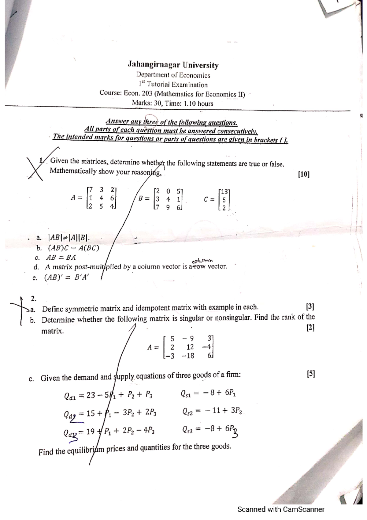203- 47 tutorial question solve - Advanced Methods in Mathematical ...