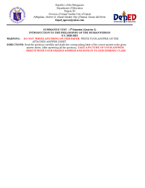 Pabula - module - SCHOOLS DIVISION OF DAVAO DEL NORTE STO. TOMAS EAST ...