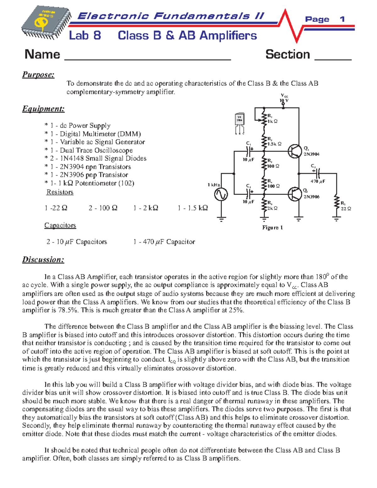 Lab 8 - 啊啊啊 - Electronic Fundamentals II Page Name ...