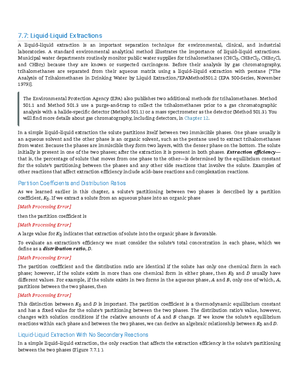 7.7 Liquid-Liquid Extractions - Chemistry Libre Texts - 7: Liquid-Liquid Extractions A liquid ...