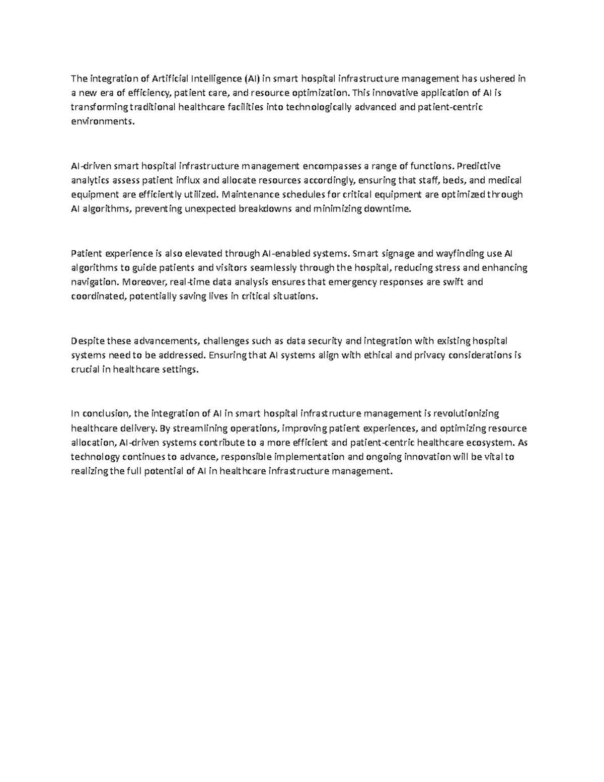 The integration of Artificial Intelligenc 2 - This innovative ...