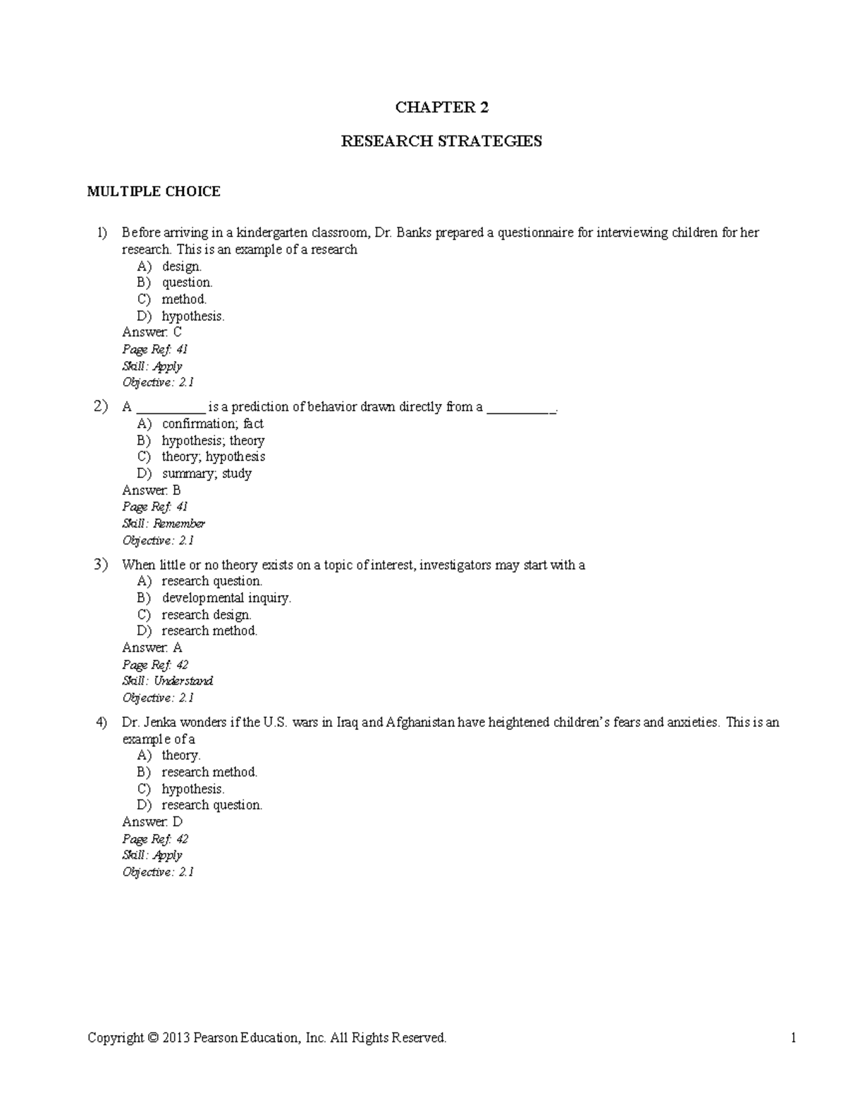 CD9 TB ch02 001-028-164873 - CHAPTER 2 RESEARCH STRATEGIES MULTIPLE ...