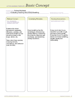 ATI Template Responding to Fire - ACTIVE LEARNING TEMPLATES THERAPEUTIC ...