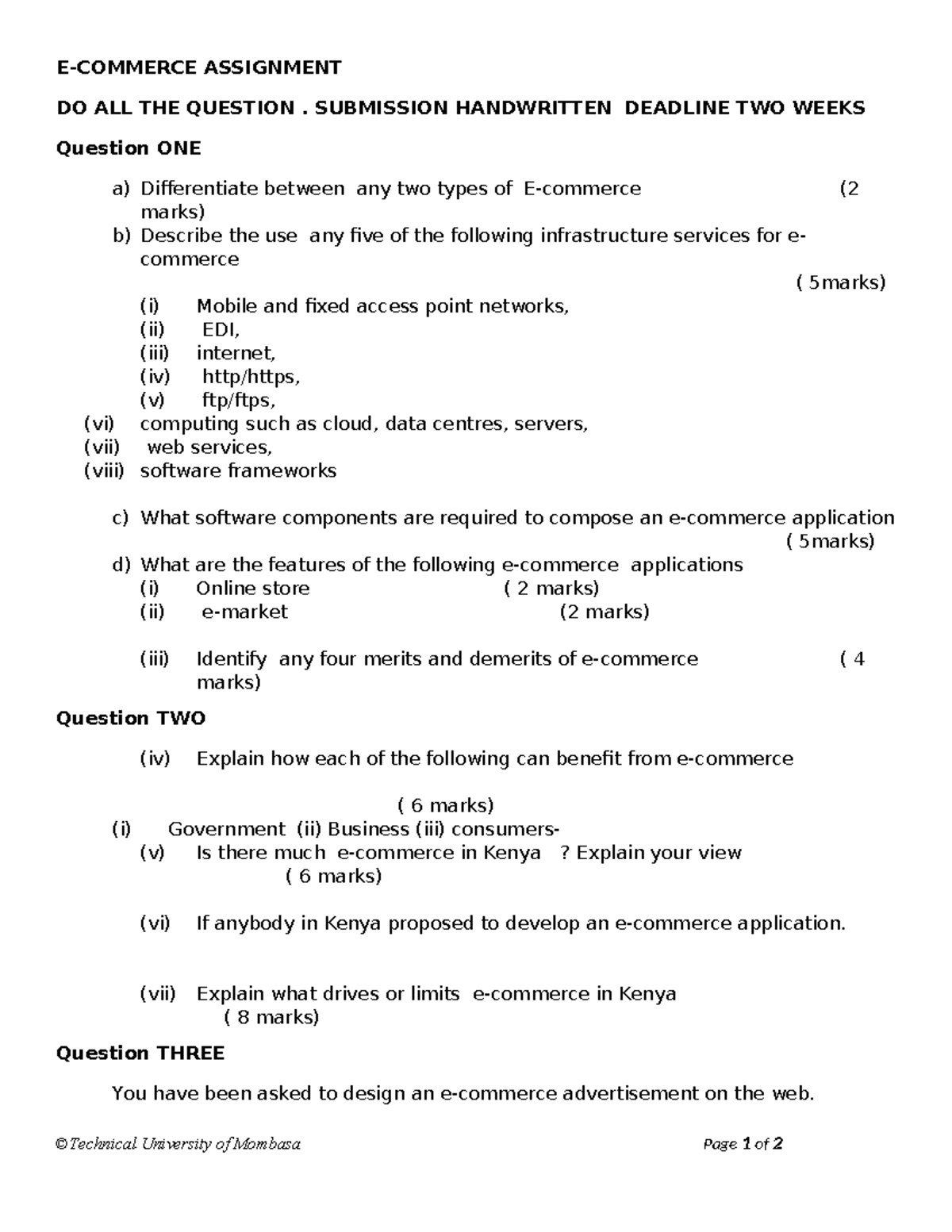 Assignmntecom - ASSIGNMENT ON E-COMMERCE - E-COMMERCE ASSIGNMENT DO ALL ...