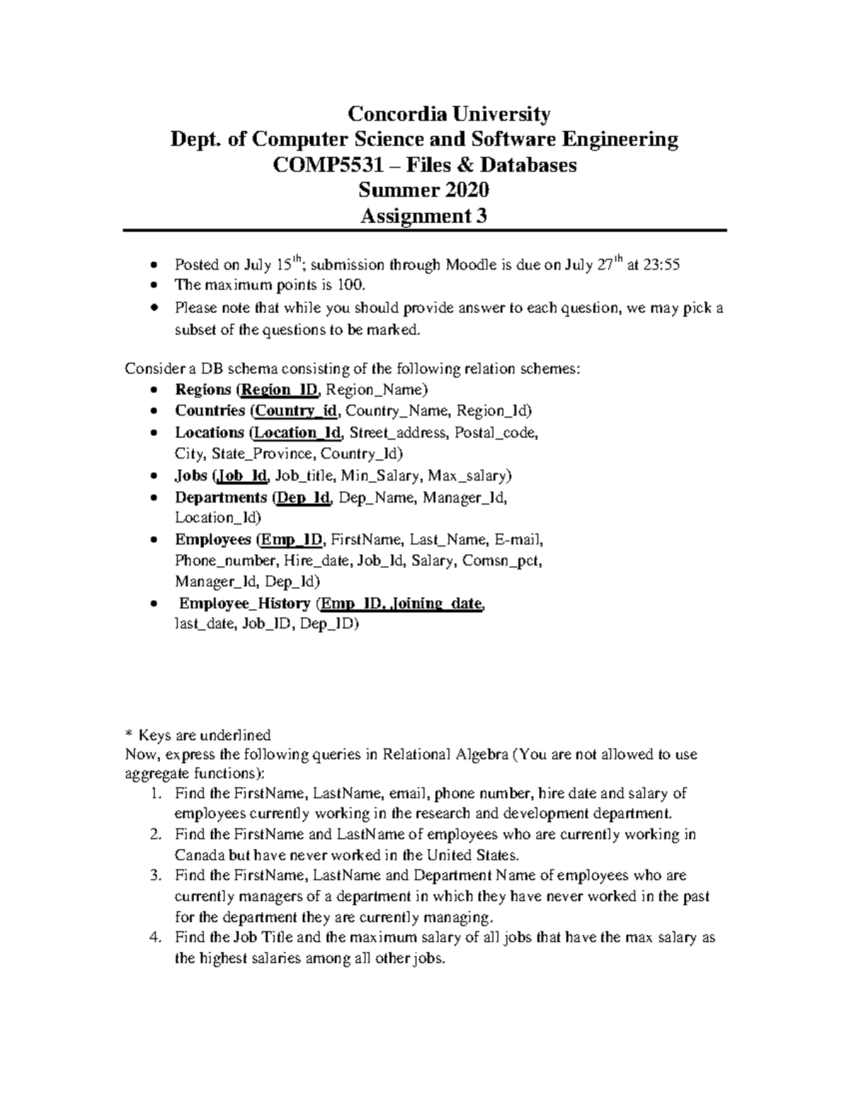 Comp5531-Summer 2020-HW3 - Concordia University Dept. of Computer Science and Software ...