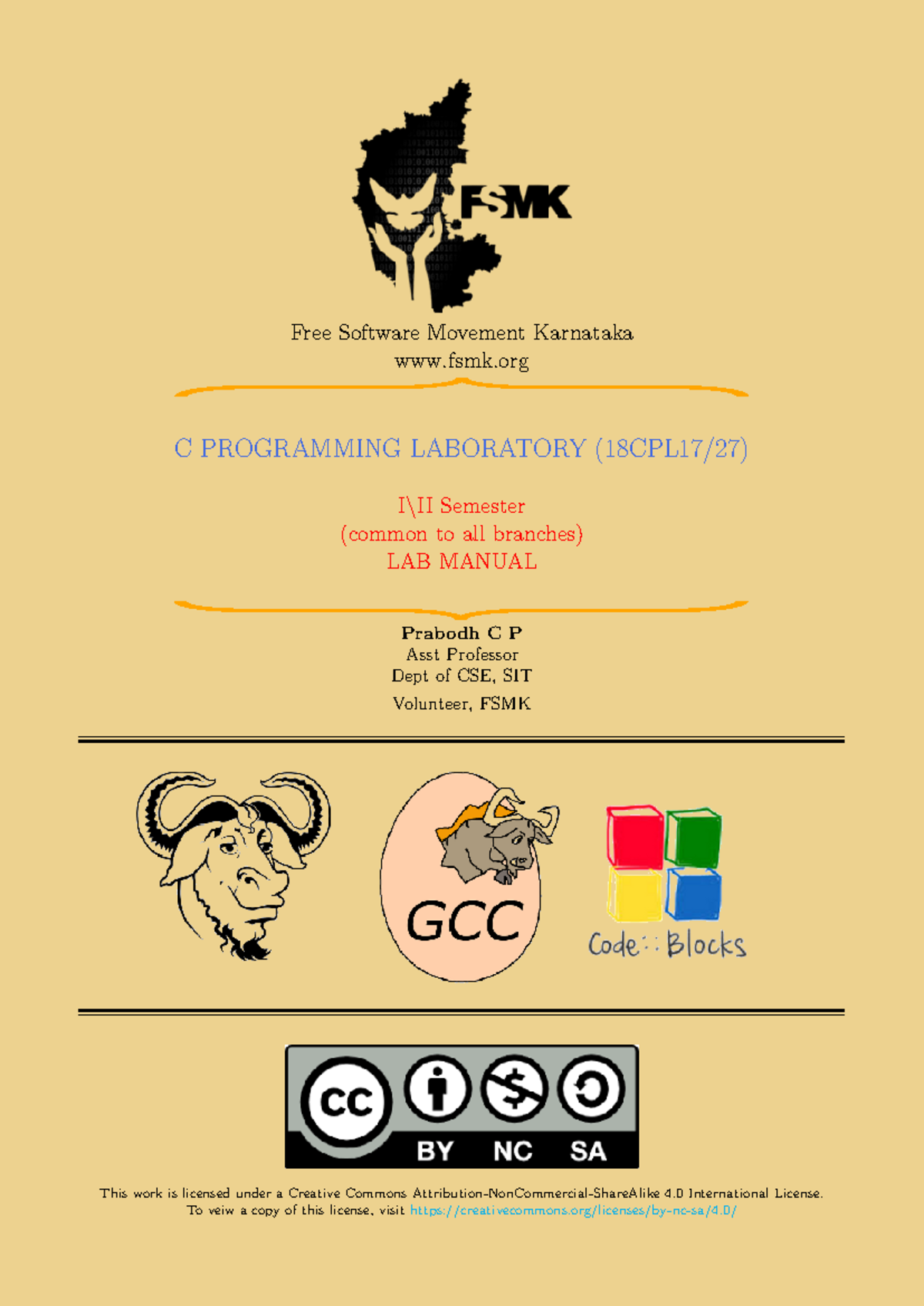 Cplmanualv 1-0 - C programming lab manual for 2018 scheme students ...