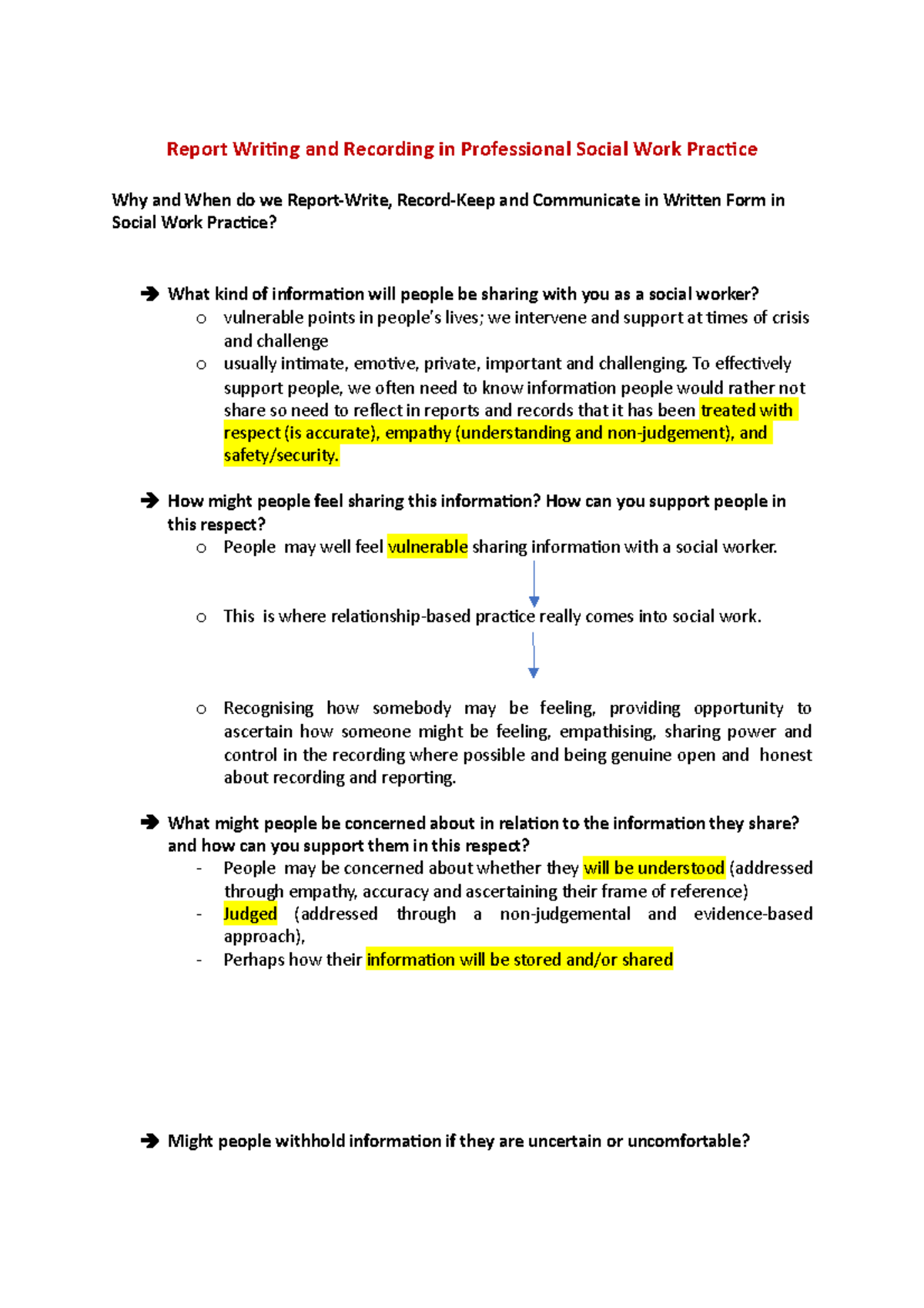 02-Nov-2020 - Report Writing and Recording in Professional Social Work ...