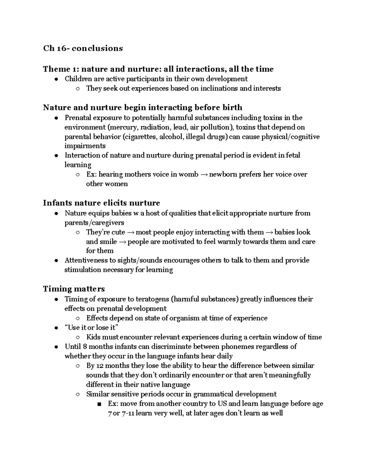 Dev psych ch 16 - Summary of chapter 16 of How Children Develop for ...