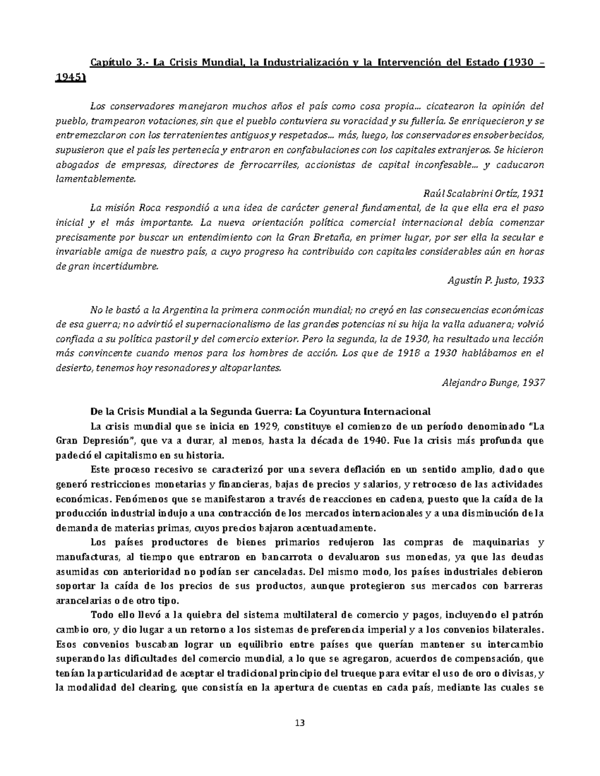 Historia Económica Argentina Mario Rapoport-Cap. 3. 13-18 - Capítulo 3 ...