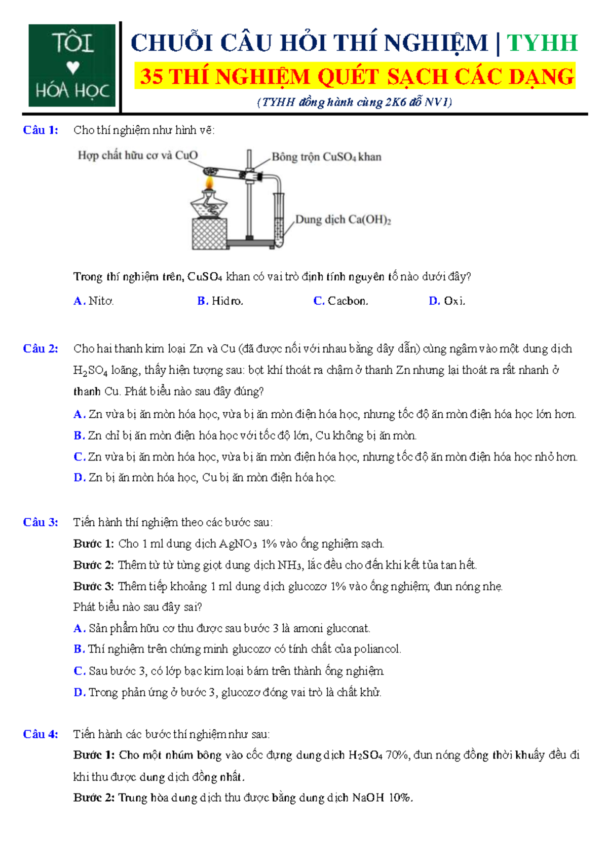 35 cau thi nghiem hoa hoc ddab7c2d 8d60 4d87 b035 8e0cb691e9e6 - CHUỖI ...