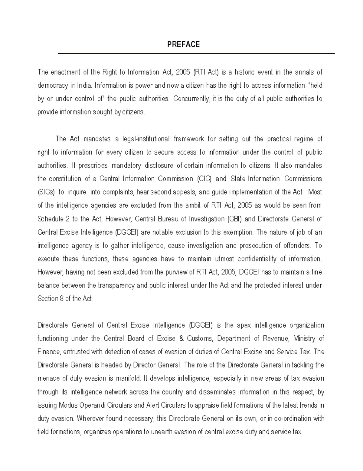 Unit 5 rti raksha - PREFACE The enactment of the Right to Information ...