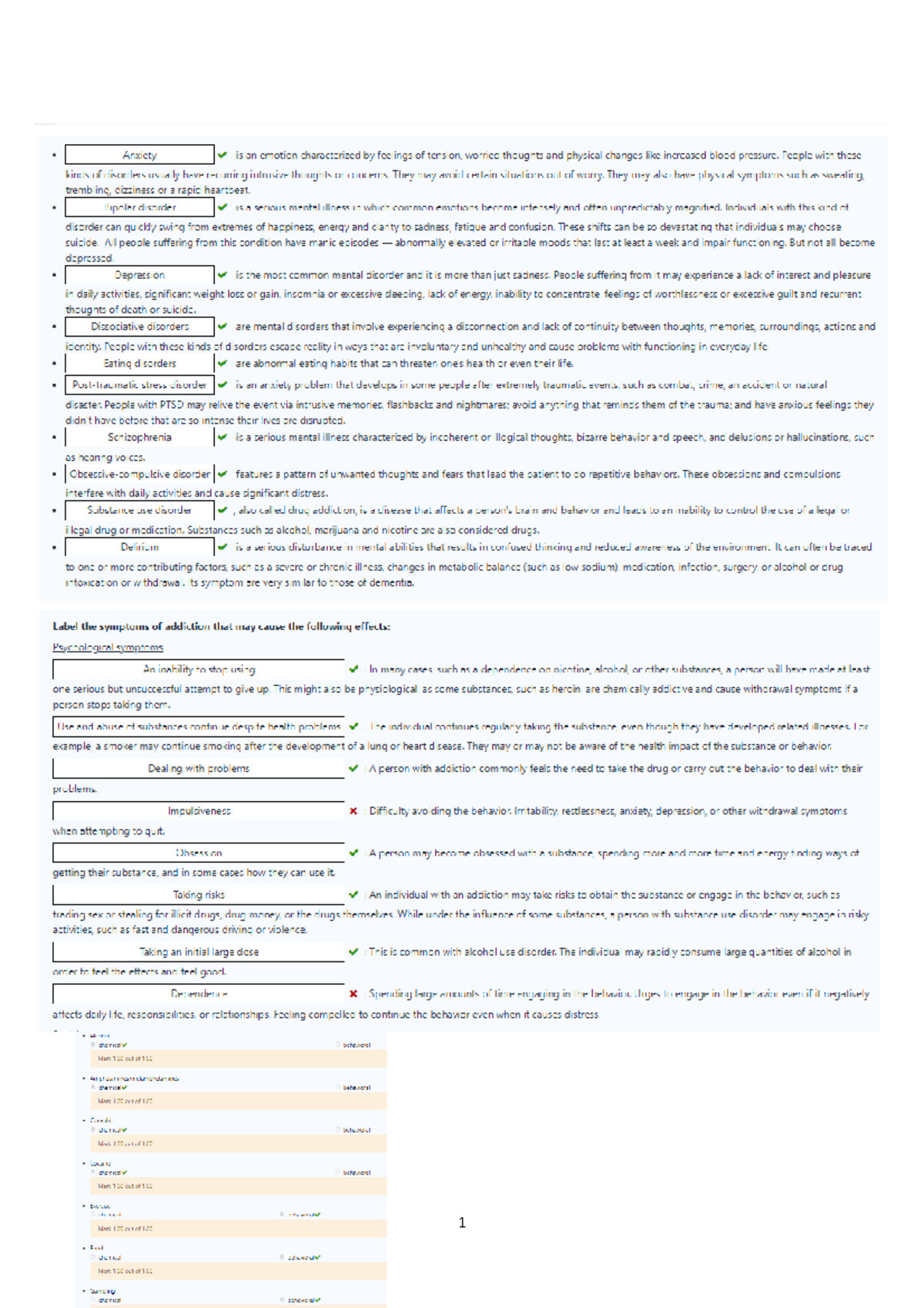 Vocabulario Y Definiciones Inglés - English for Health and Behavioural ...