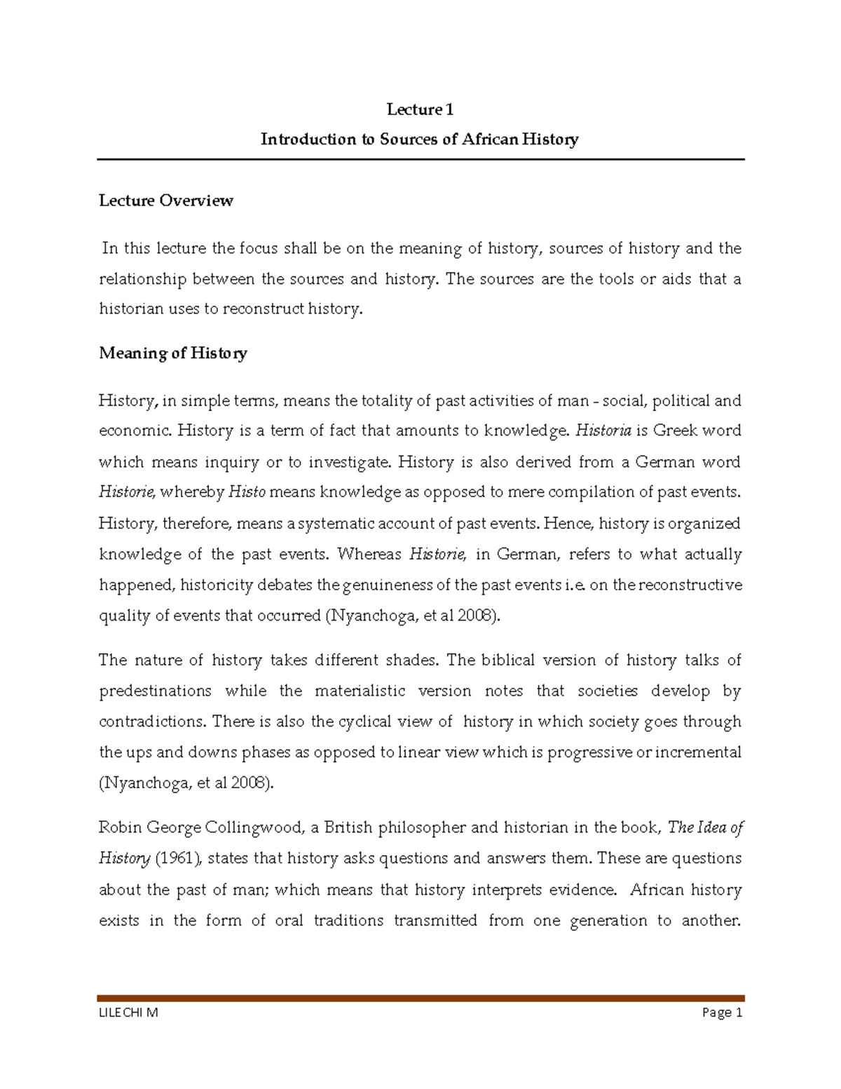 Lecture 1 - Recently updated - Lecture 1 Introduction to Sources of ...