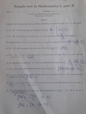 Proof 2 - Thomas' Calculus - Mathematics I - Studocu