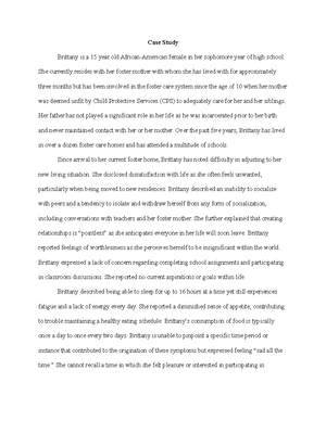 Case Conceptualization Paper - Gunarathna University of Texas at ...