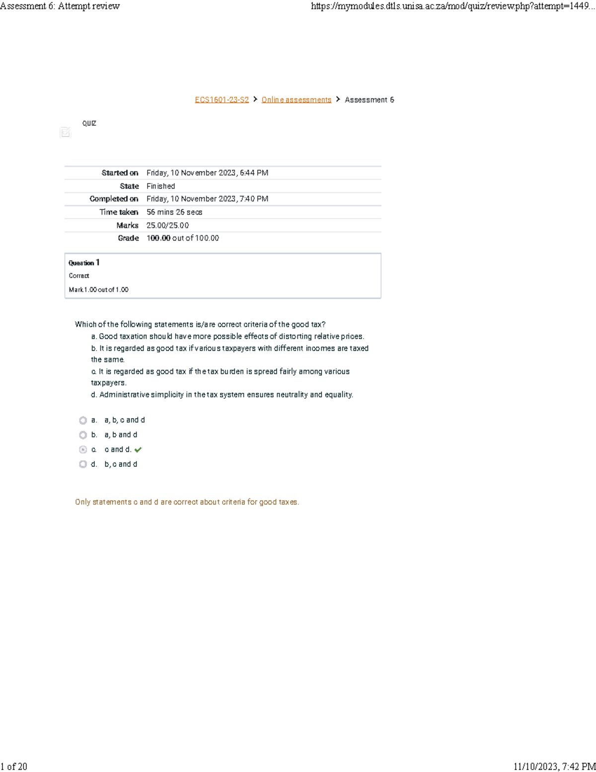ECS1601 A6 SEM 2TWO 2023 - ECS1601-23-S2 Online assessments Assessment ...