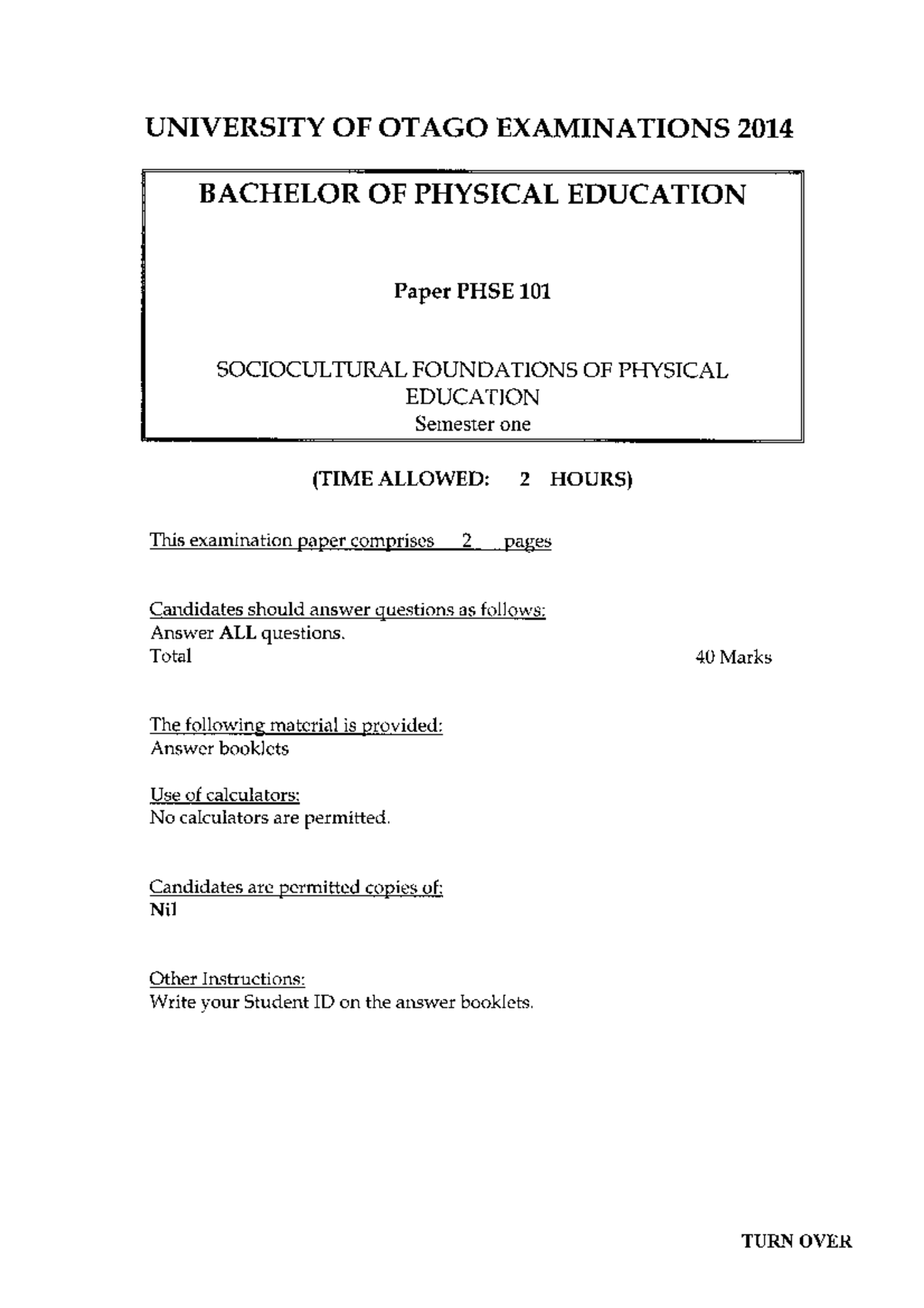Exam 2014, questions - Fundamentals of Physics I - Studocu