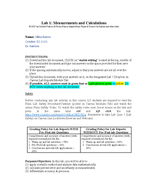 Lab 10 Waves Qmphys 1115 - Lab 10: Waves (Water, Sound & Light) © 2022 ...