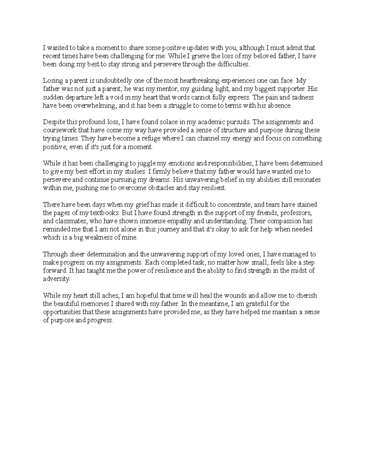 Learning journal 6 - I wanted to take a moment to share some positive ...