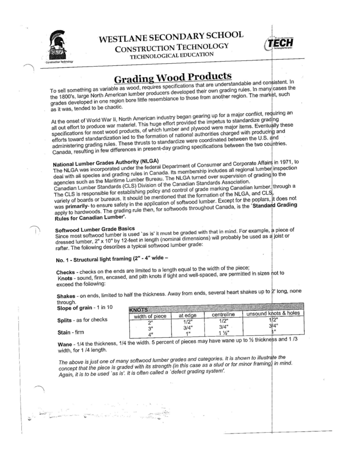 Wood Grading Worksheet - Studocu