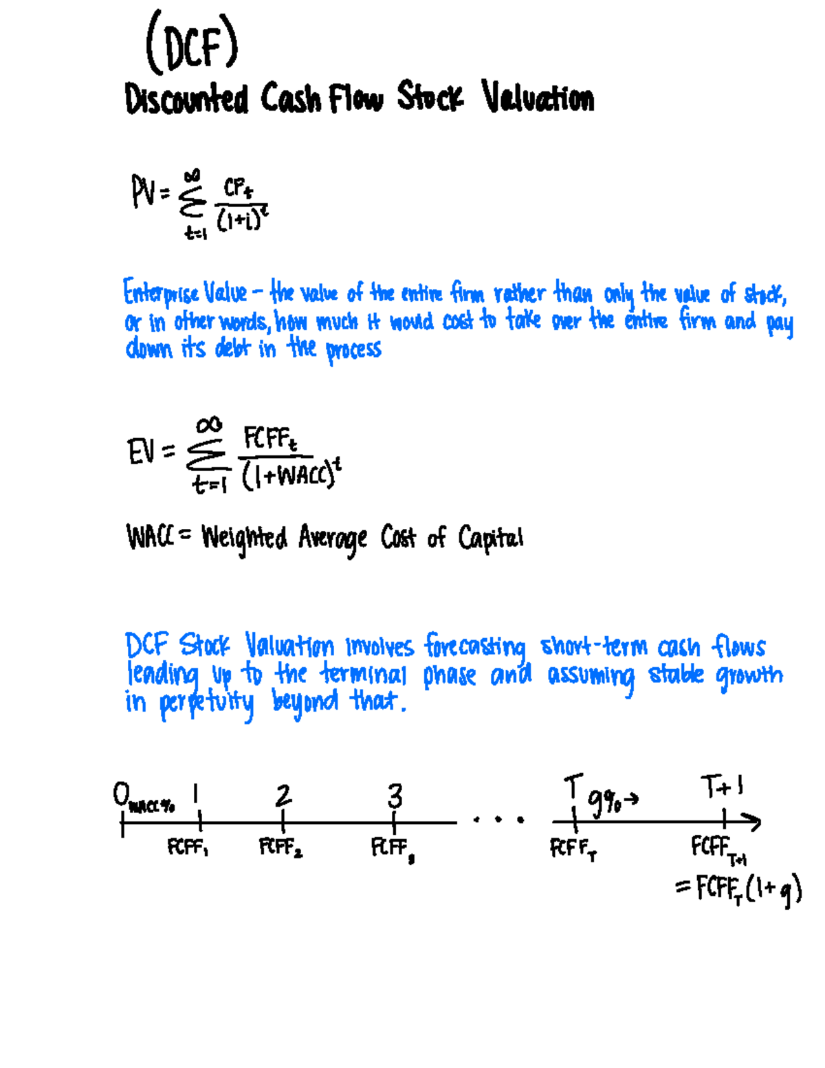 Chapter 8 DCF Stock Valuation - DCF Discounted Cash Flow Stock Valuation ####### PvE ...
