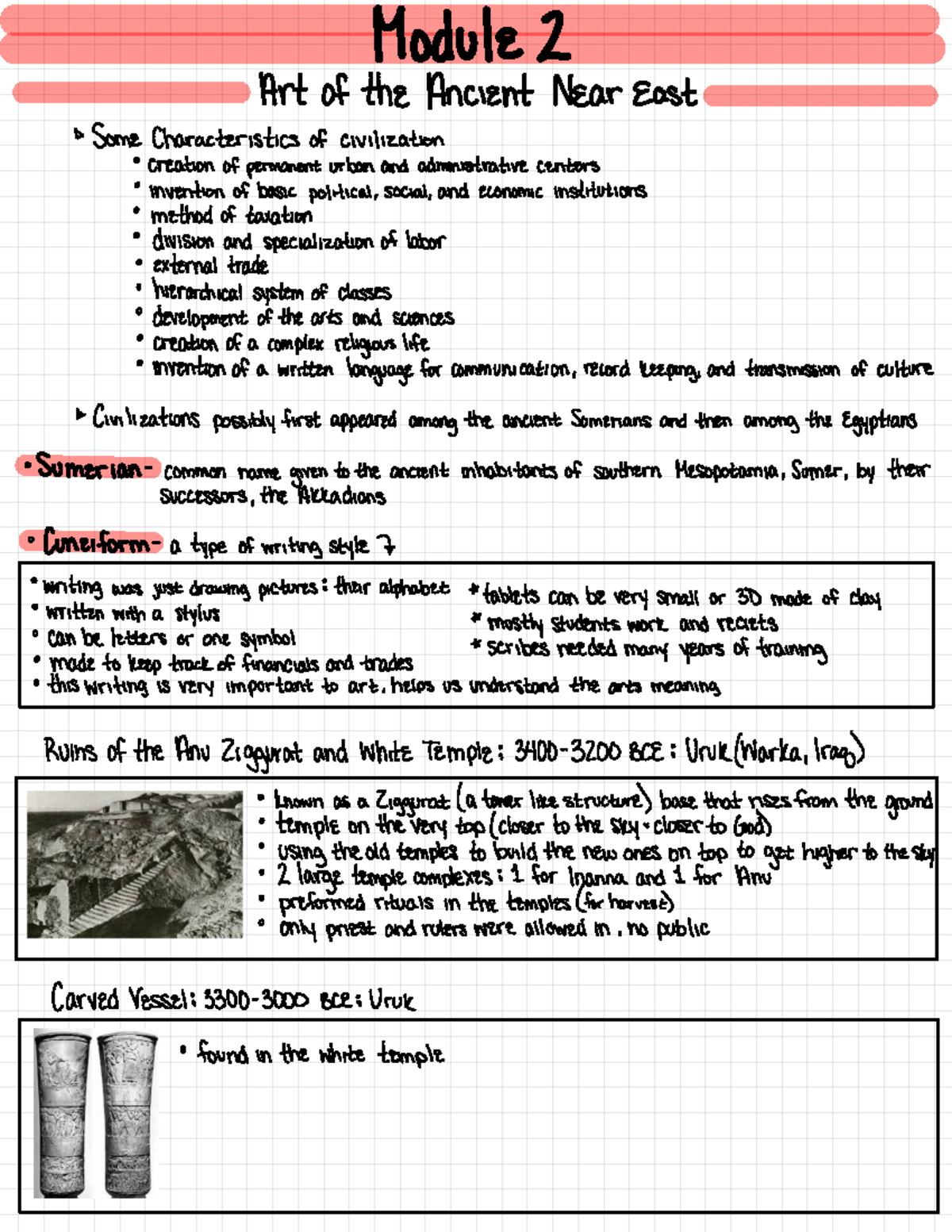 Module 2 - art of ancient near east - Module 2 Art of the Ancient Near ...
