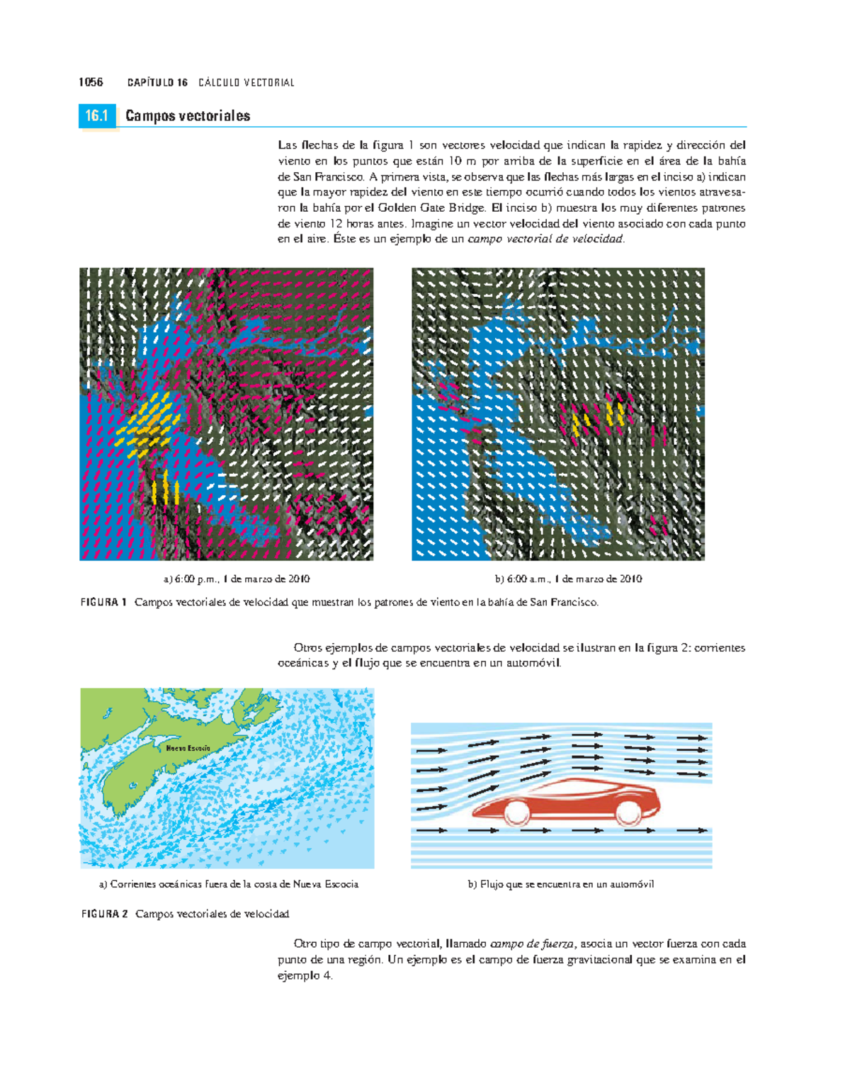 Campos vectoriales JS Teoria - 1056 CAPÍTULO 16 C Á L C U L O V E C T O R I A L Las flechas de ...