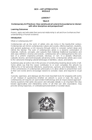 Art apreciation - From the first forms of art criticism in ancient ...