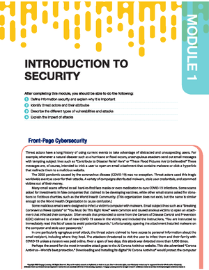 Module 10 Summary - Module 10 Cloud computing is a model for enabling convenient, on-demand ...